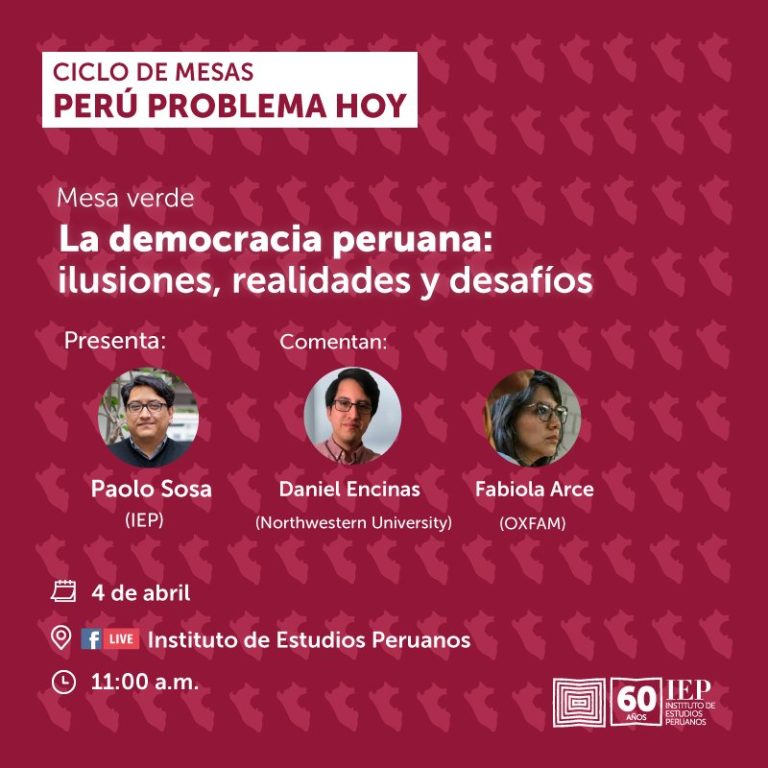 La democracia peruana: ilusiones, realidades y desafíos - Instituto de ...