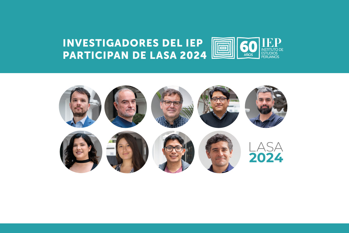 Investigadores del IEP participan en LASA 2024Instituto de Estudios Peruanos